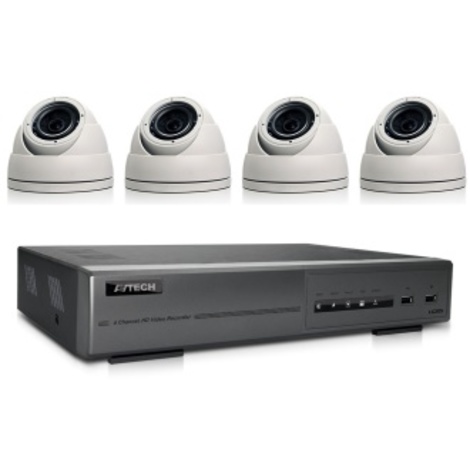 Avtech 4 Channel Camera Kit with 5MP DVR & 4 x 5MP Cameras